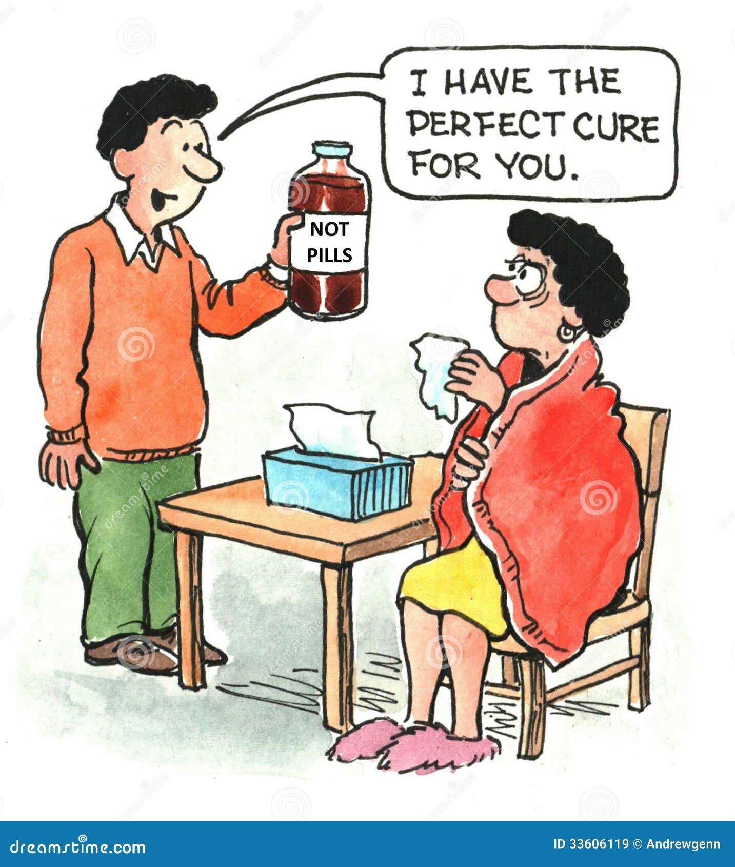 Helpful husband stock illustration. Illustration of wife - 33606119