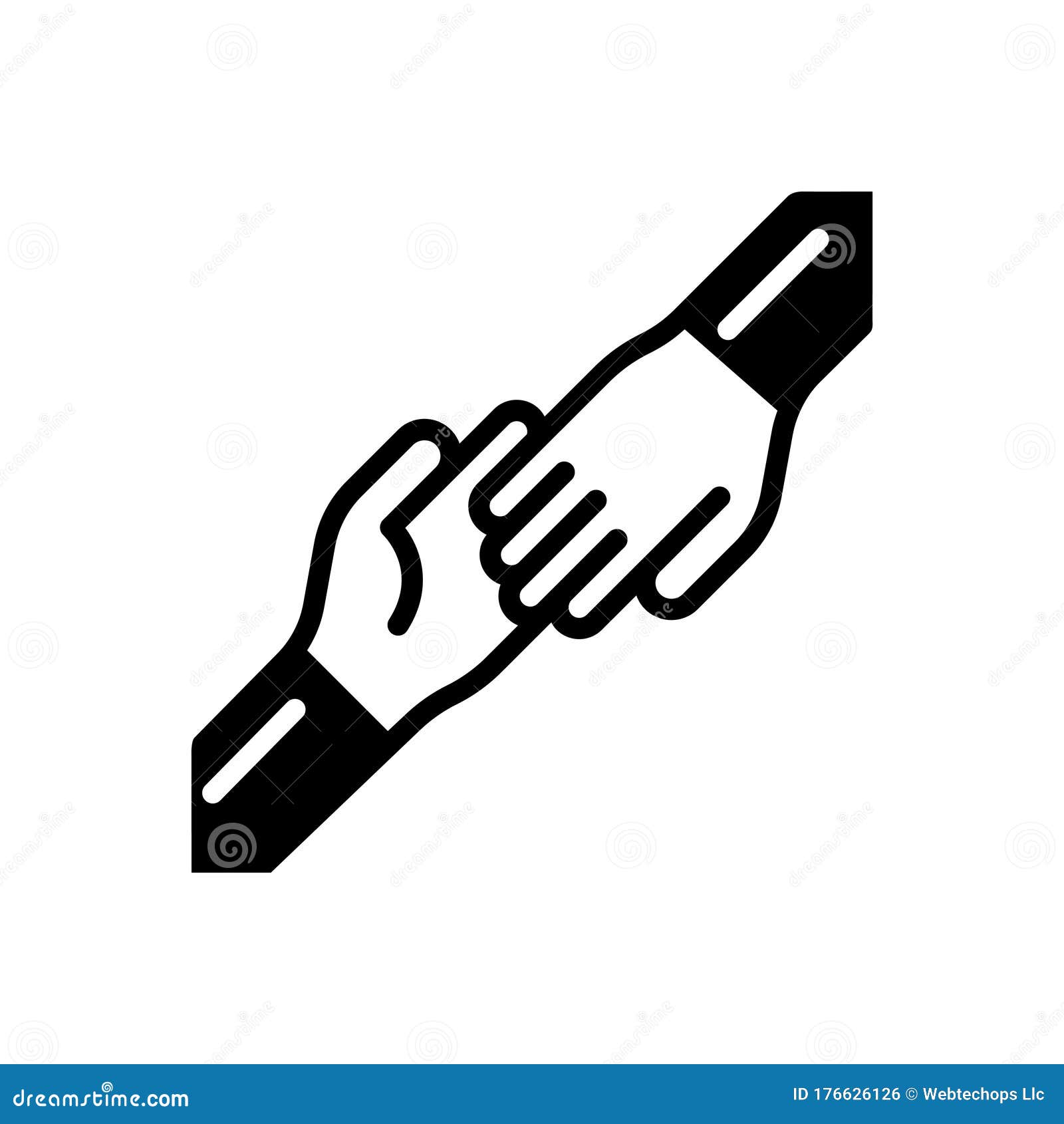 Black Solid Icon for Helpful, Favorable and Applicable Stock Vector ...