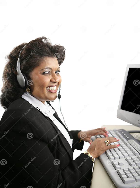 Helpful Indian Tech Support Stock Photo - Image of assistance ...