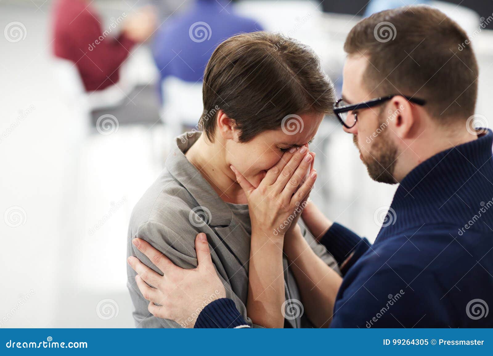 Psychological support stock image. Image of despair, young - 99264305