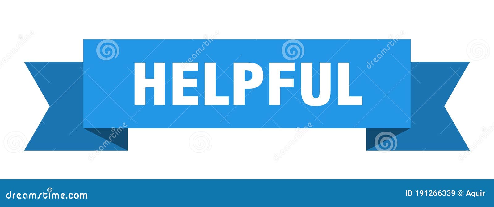Helpful ribbon. stock vector. Illustration of vector - 191266339