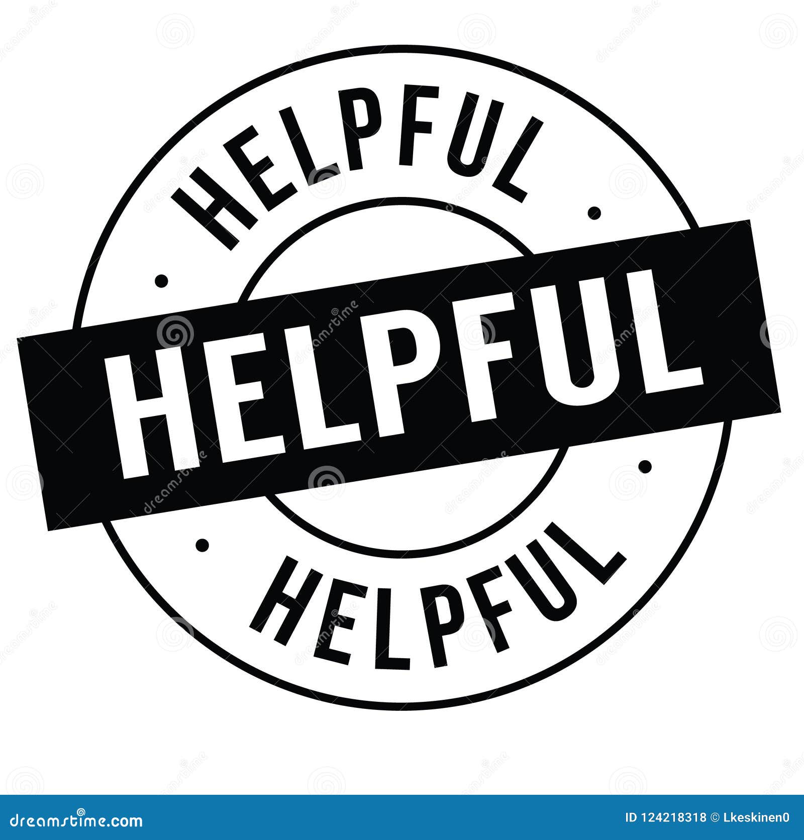 Helpful stamp on white stock vector. Illustration of help - 124218318