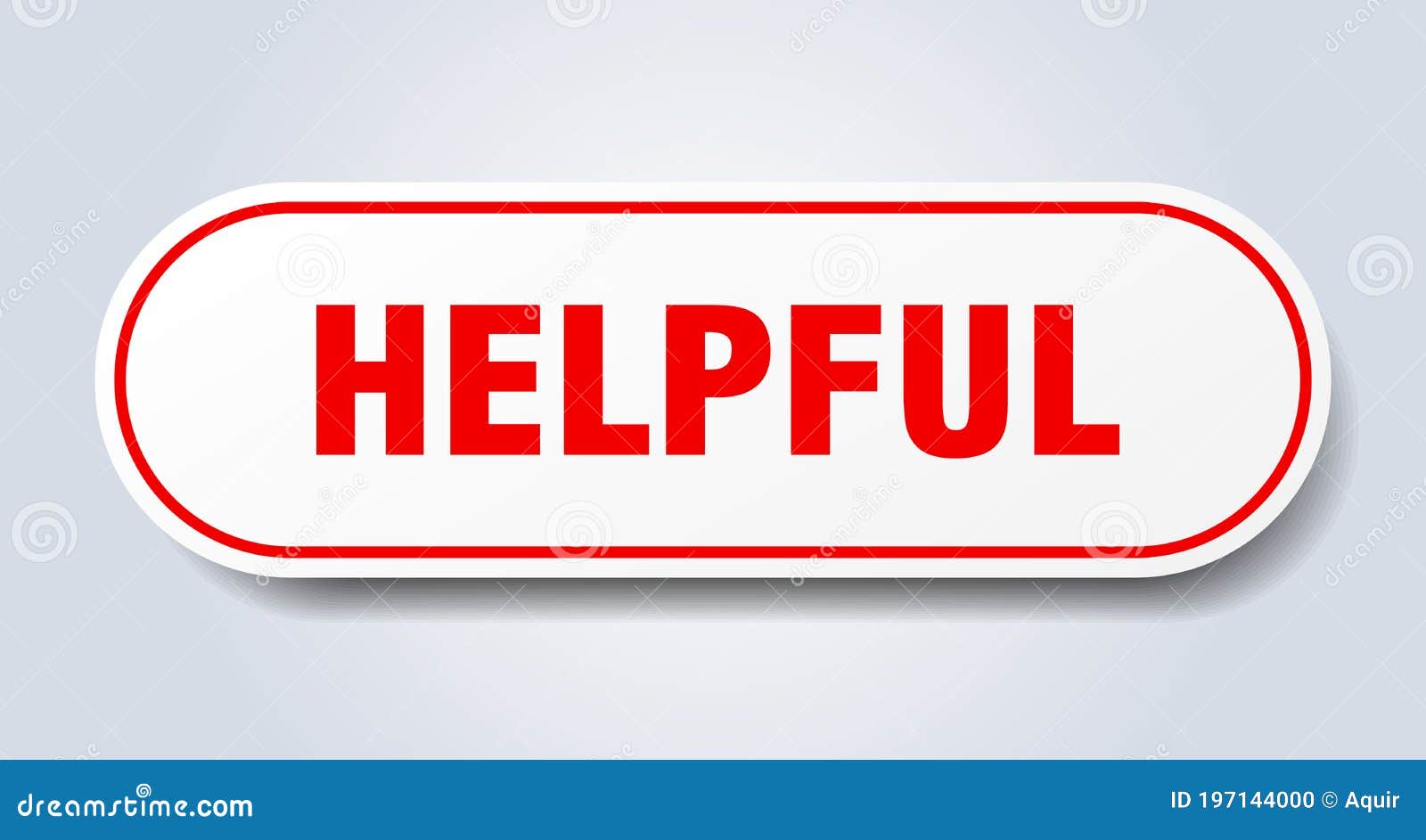 Helpful sticker. stock vector. Illustration of helpful - 197144000