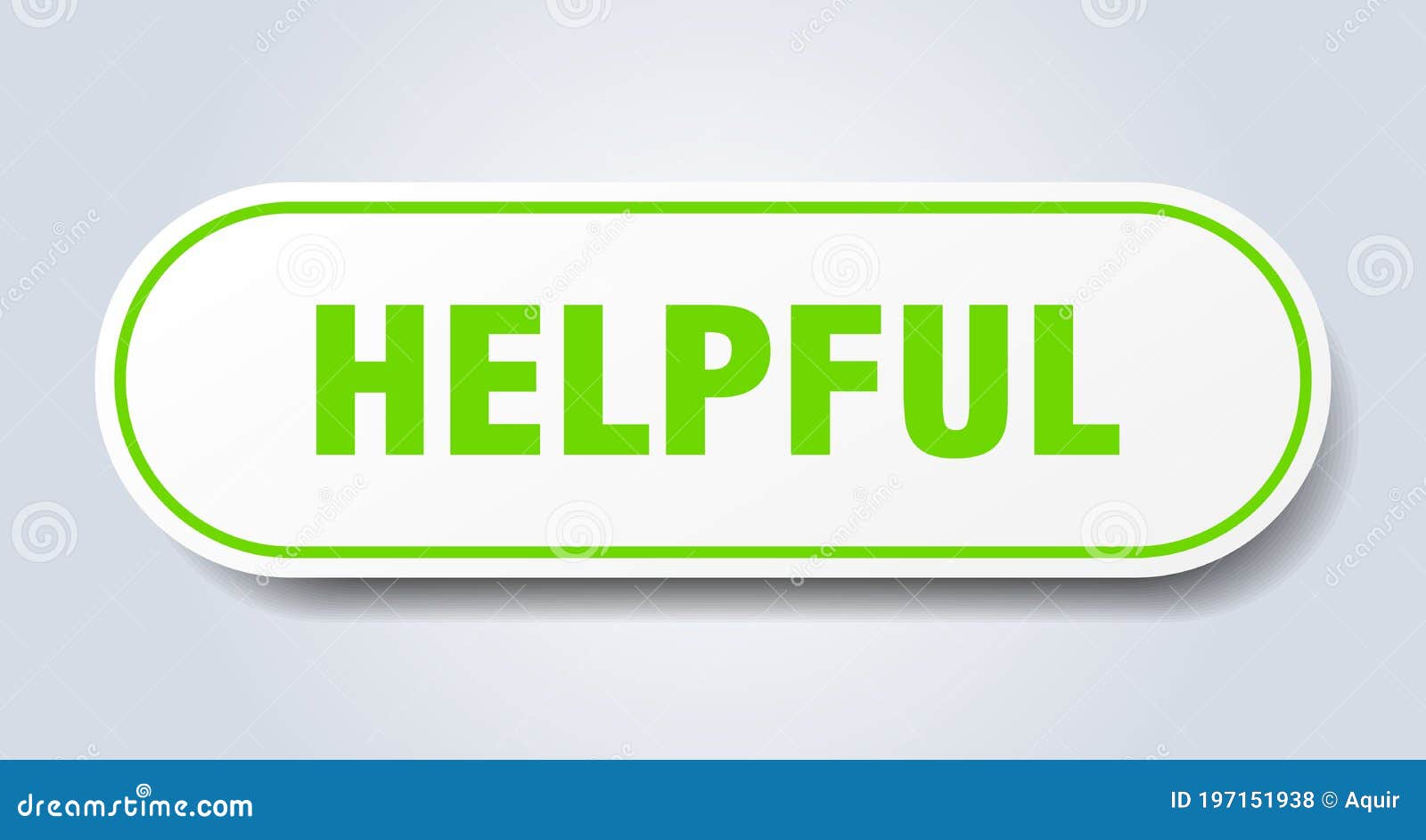 Helpful sticker. stock vector. Illustration of isolated - 197151938