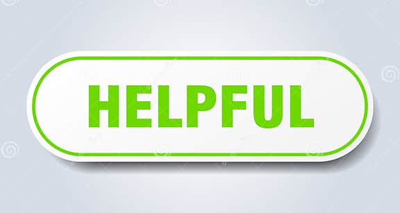 Helpful sticker. stock vector. Illustration of isolated - 197151938