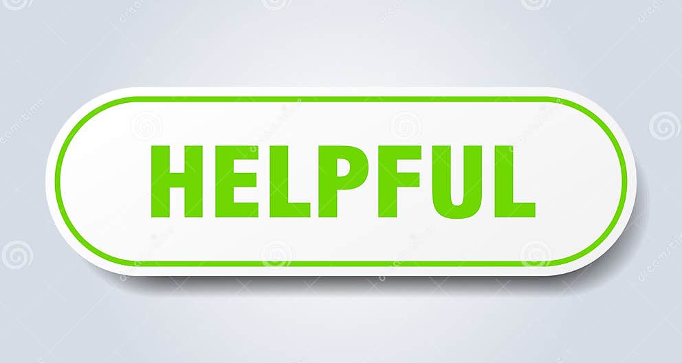 Helpful sticker. stock vector. Illustration of isolated - 197151938