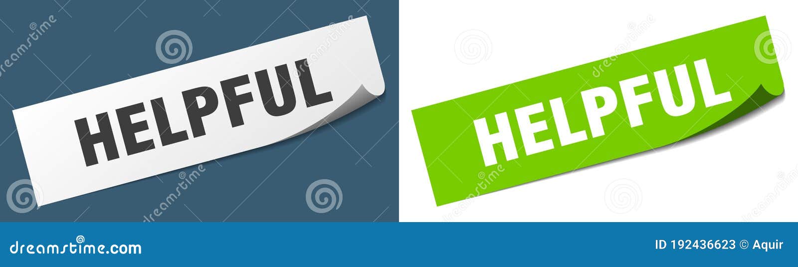 Helpful Sticker. Helpful Sign Set Stock Vector - Illustration of peeler ...