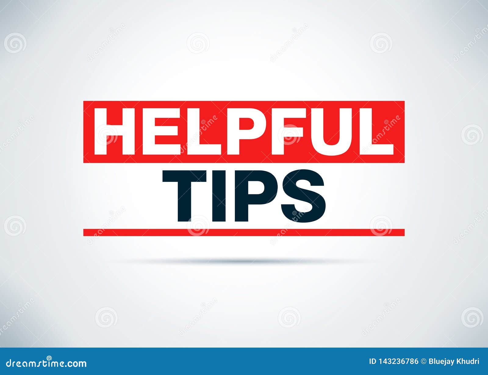 Helpful Tips Abstract Flat Background Design Illustration Stock ...