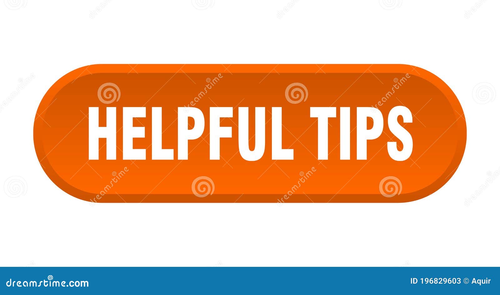 Tips Button Shows Guidance Suggestions Stock Photography ...