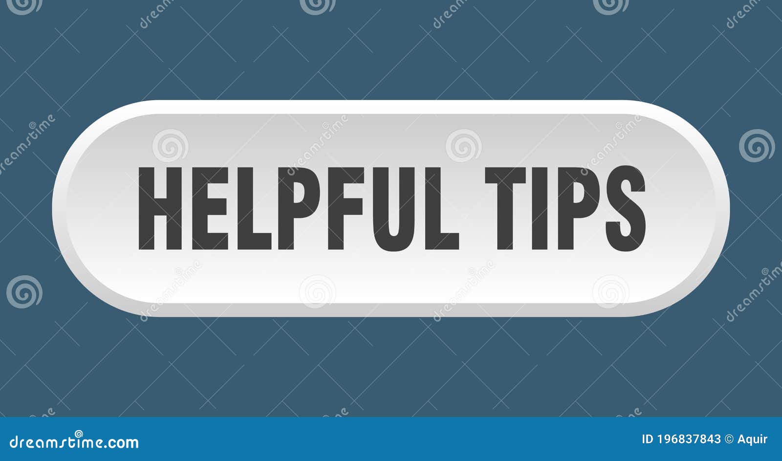 Tips Button Shows Guidance Suggestions Stock Photography ...