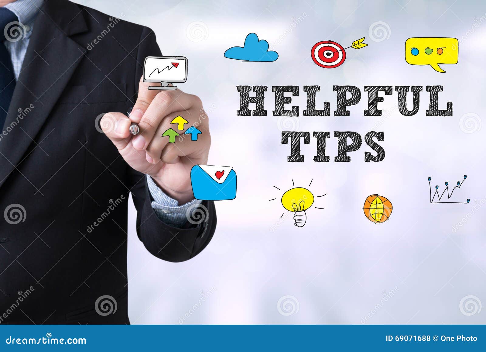 HELPFUL TIPS CONCEPT stock photo. Image of education - 69071688