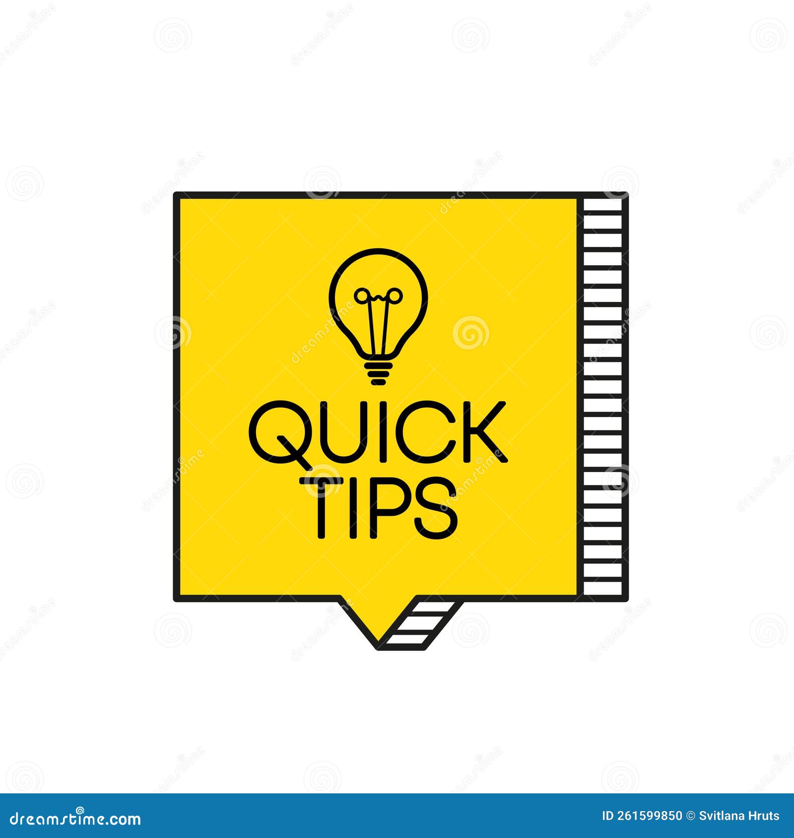 Helpful Tips Geometric Message Bubble with Light Bulb Emblem. Vector ... Helpful Tips Geometric Message Bubble with Light Bulb Emblem. Vector ...