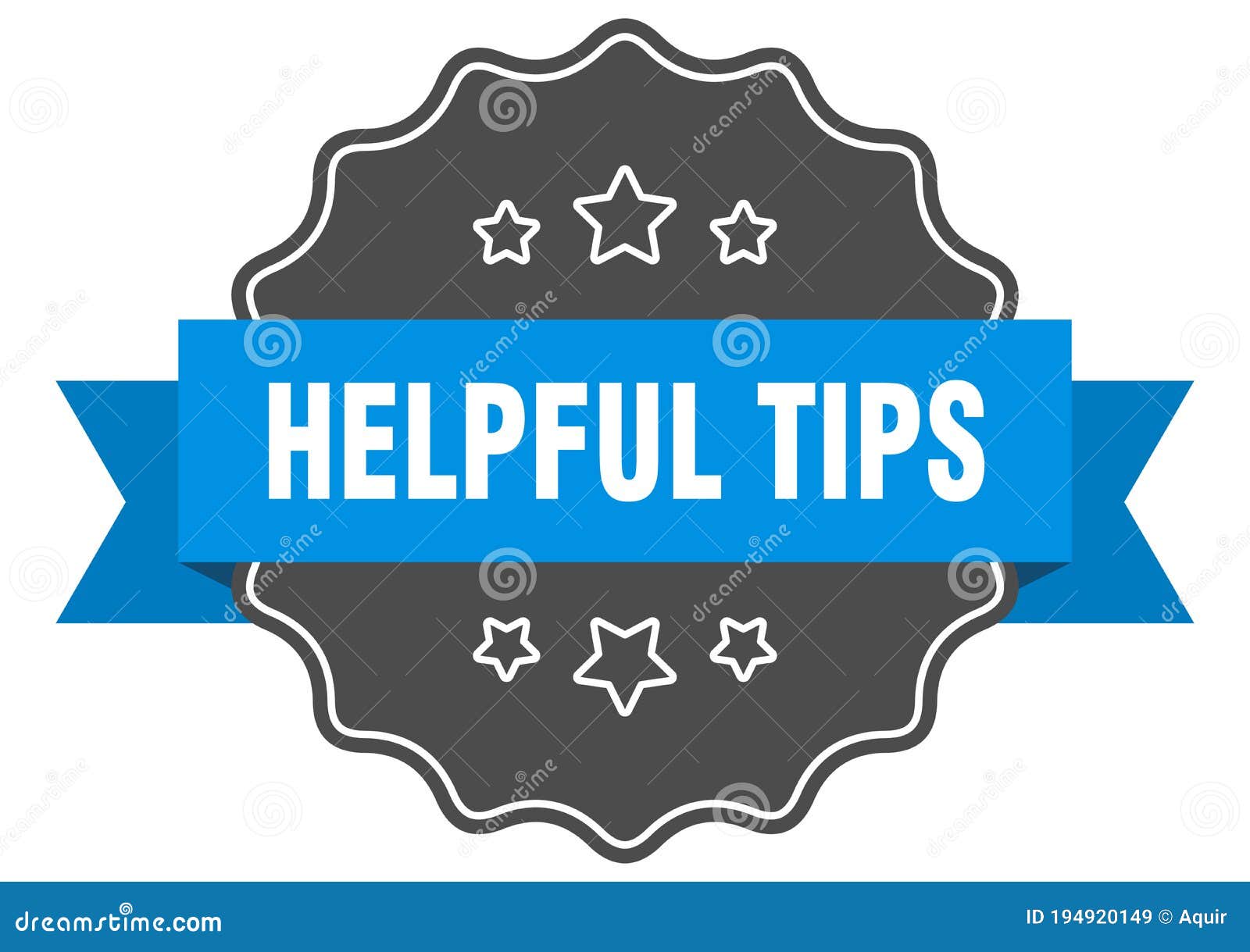 Helpful Tips Label. Helpful Tips Isolated Seal. Sticker. Sign Stock ...