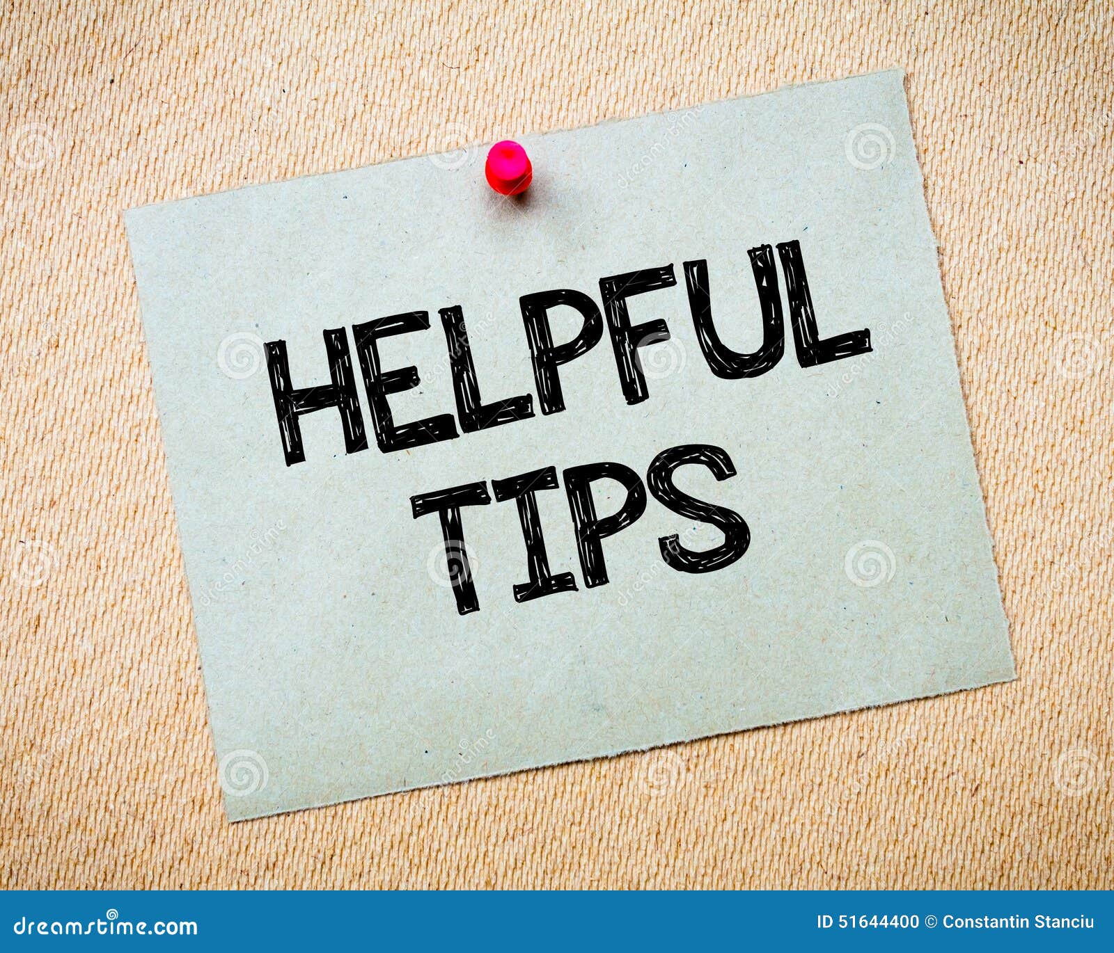 Helpful Tips Message stock photo. Image of vintage, proper - 51644400