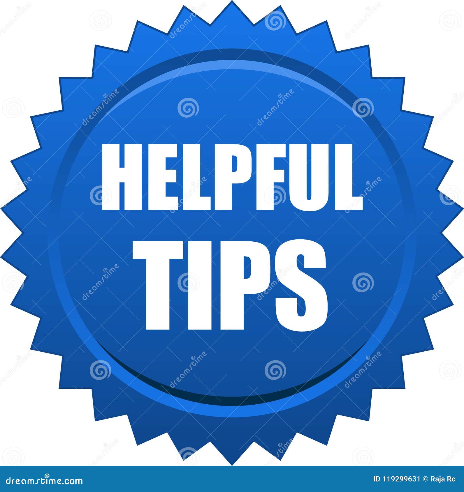 Helpful tips seal stock vector. Illustration of innovation - 119299631