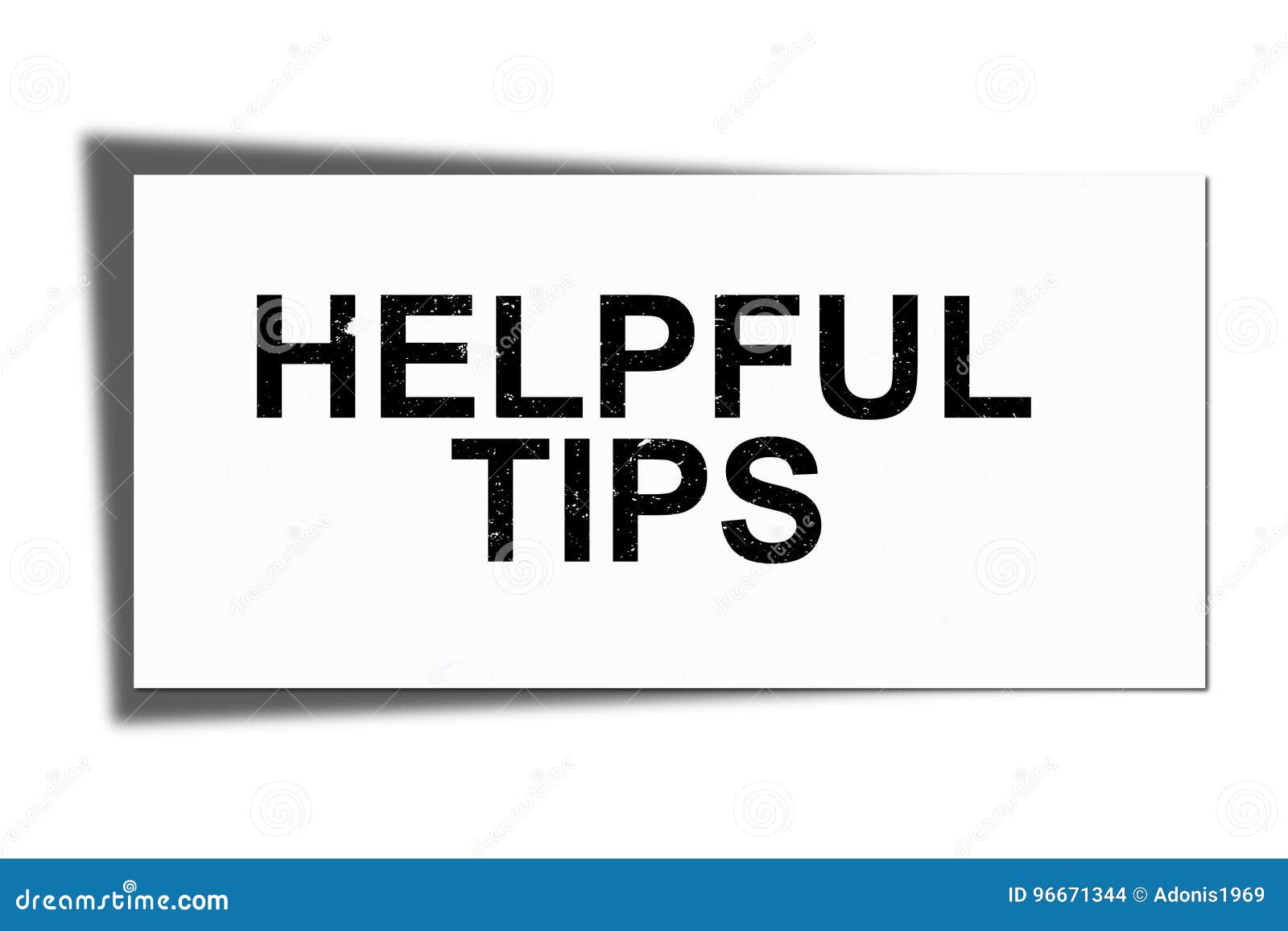 Tips Sign. Clipart Image Vector Illustration | CartoonDealer.com #209280558