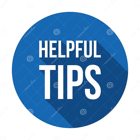 Helpful Tips Word. Vector Illustration Stock Illustration ...