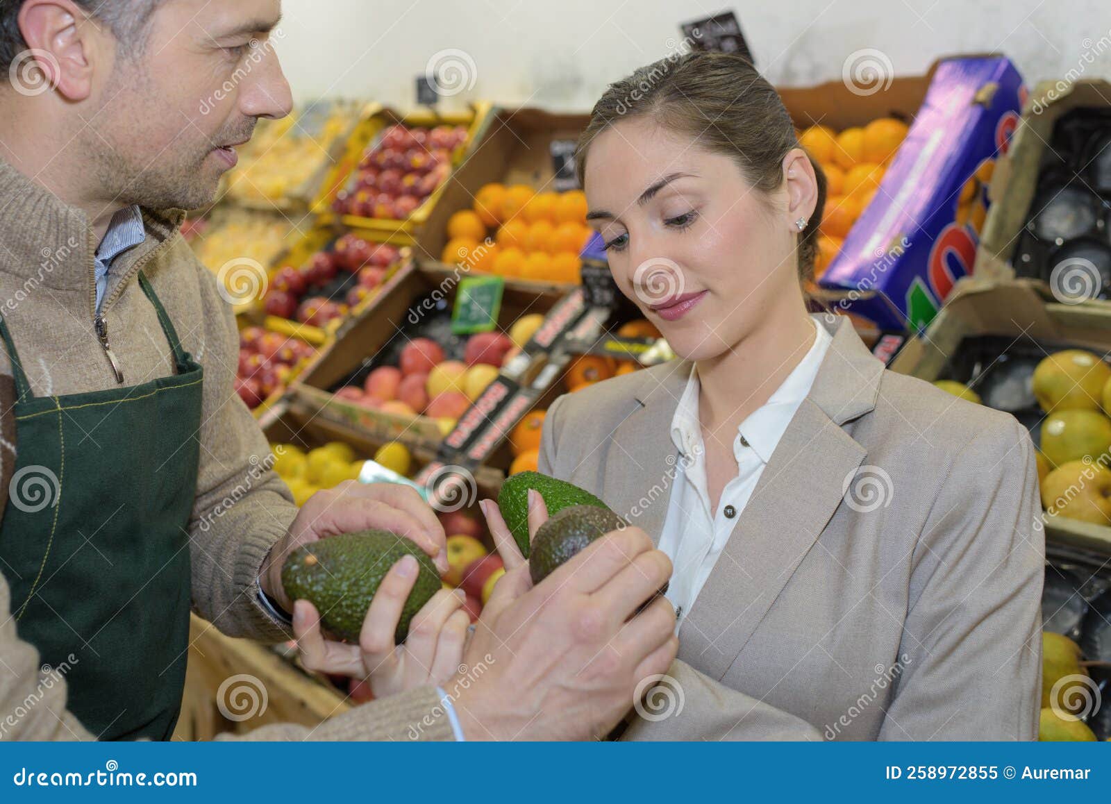 Helping the Customer Choose Stock Image - Image of recommendation ...