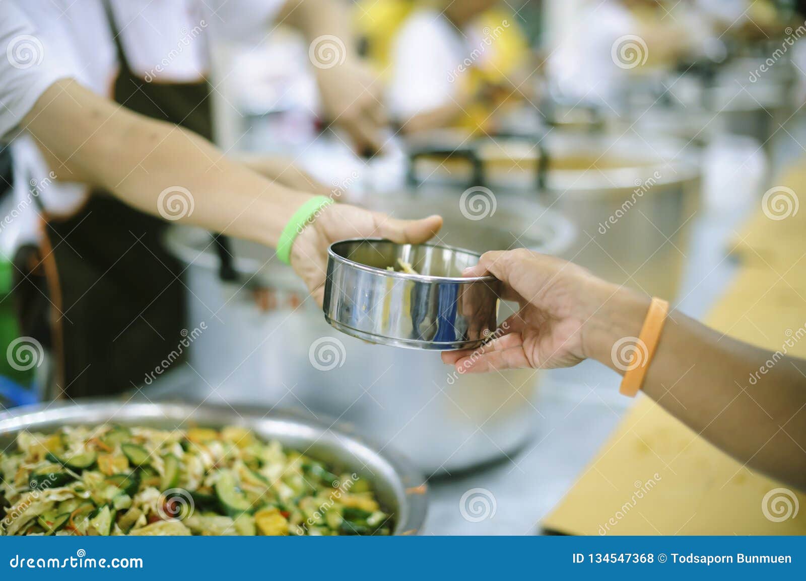 Helping Feed the Poor : the Concept of Hunger Stock Photo - Image of ...