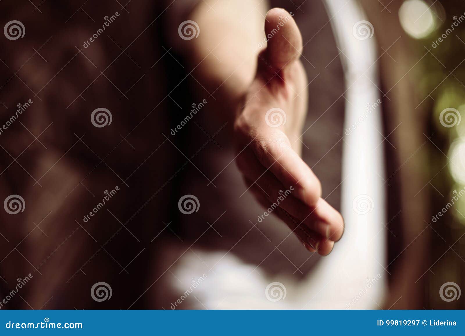 A helping hand. stock image. Image of concept, body, gesture - 99819297