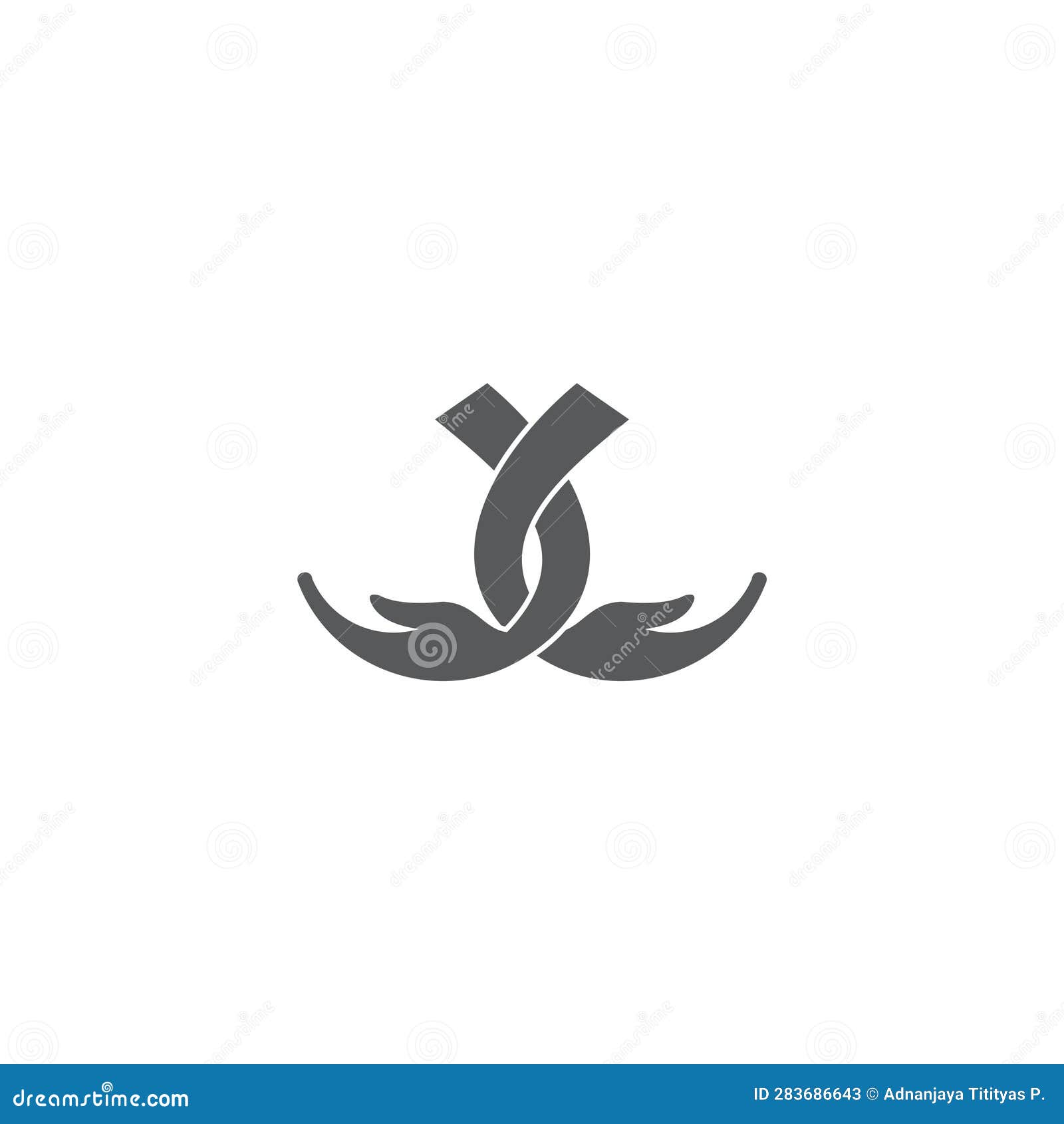 Helping Hand Care Teamwork Logo Vector Stock Vector - Illustration of ...