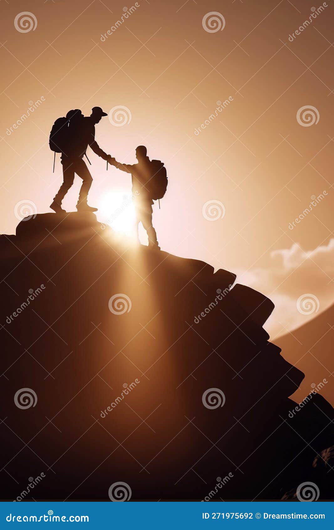 A Helping Hand Conceptual Illustration. Stock Illustration ...