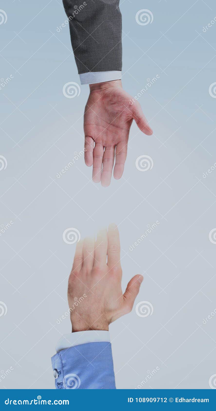 Helping Hand and Hands Praying. Stock Photo - Image of care, connection ...