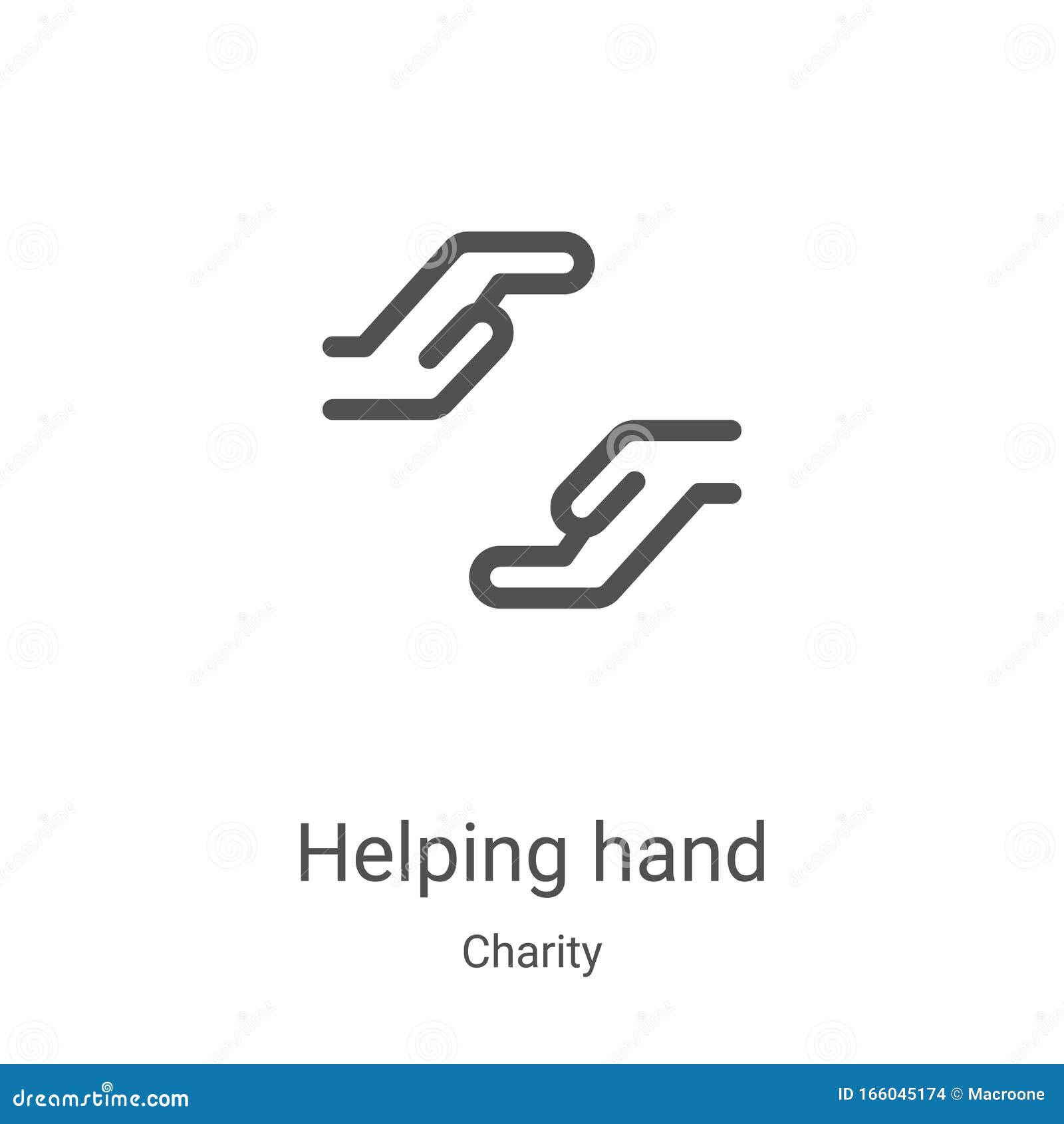 Linear Helping Icon From Humans Outline Collection. Thin Line Helping ...