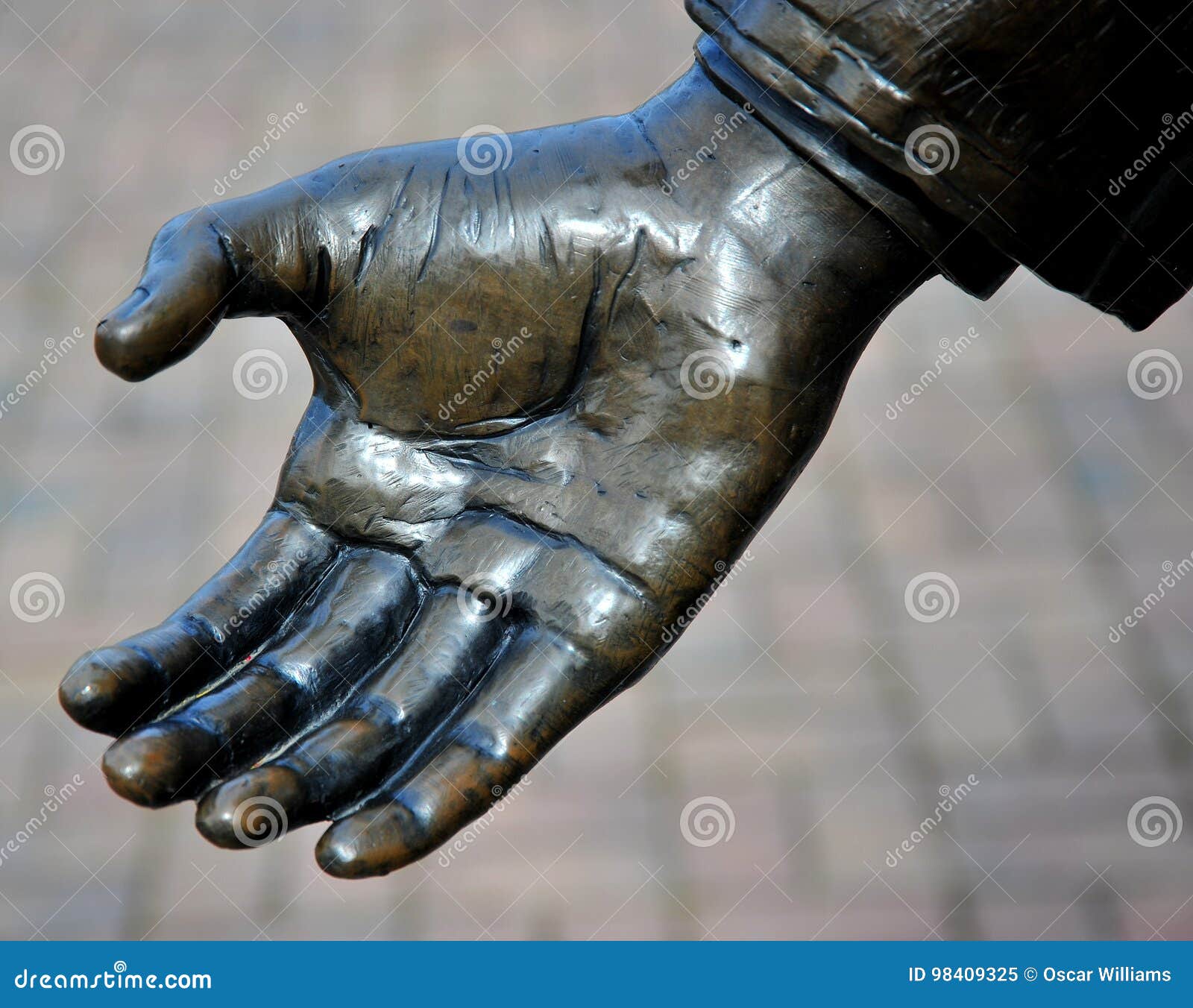 Helping hand. stock image. Image of statue, helping, assist - 98409325