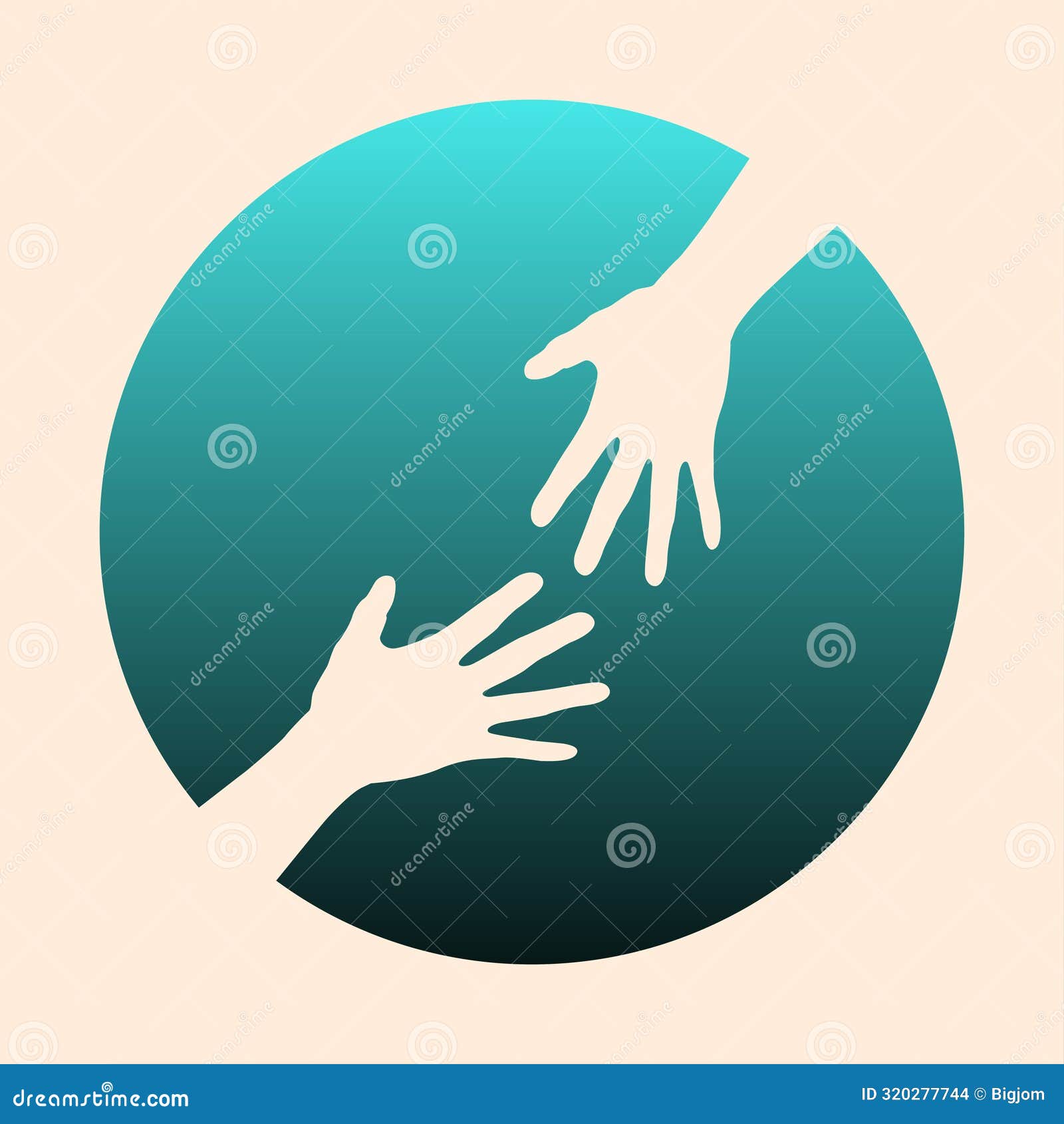 Helping Hand, Support, Charity Help, Assistance Concept. Gesture, Sign ...