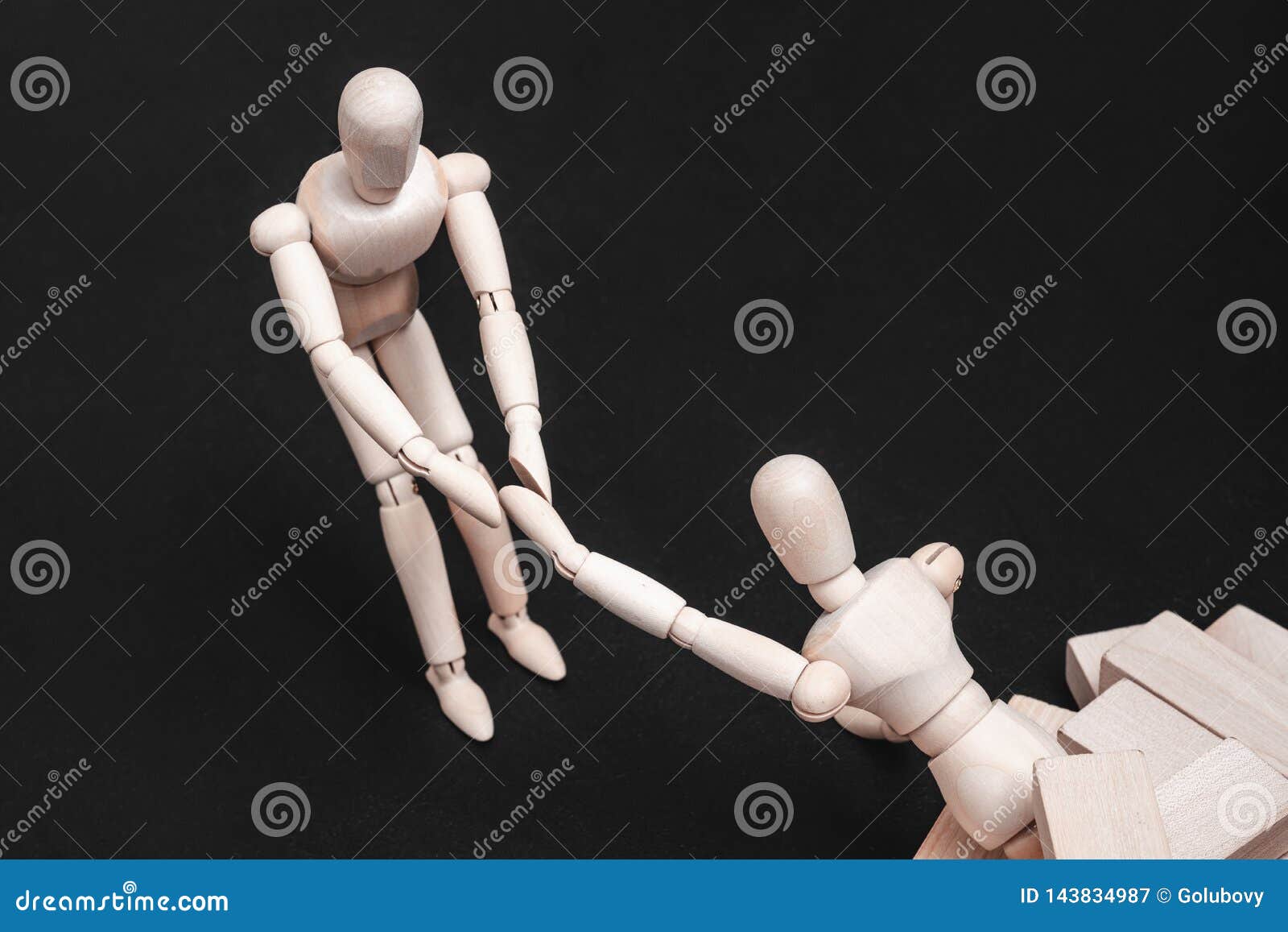 Helping Hand Support Problem Solution Cooperation Stock Image - Image ...