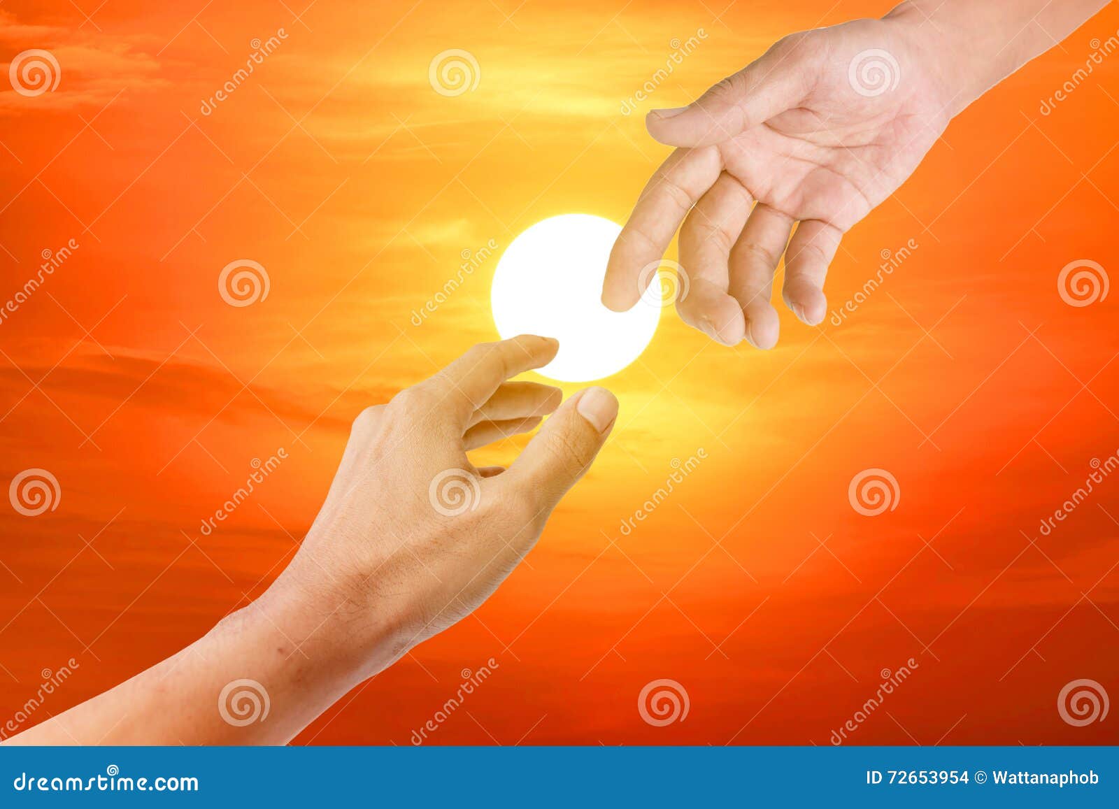 Helping hand symbol. stock photo. Image of obstacle, hands - 72653954