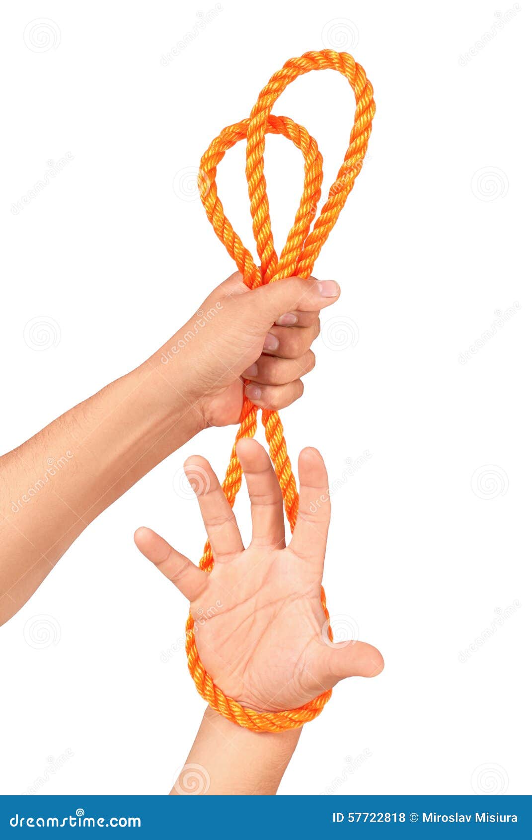 Helping hand stock photo. Image of studio, cord, hand - 57722818