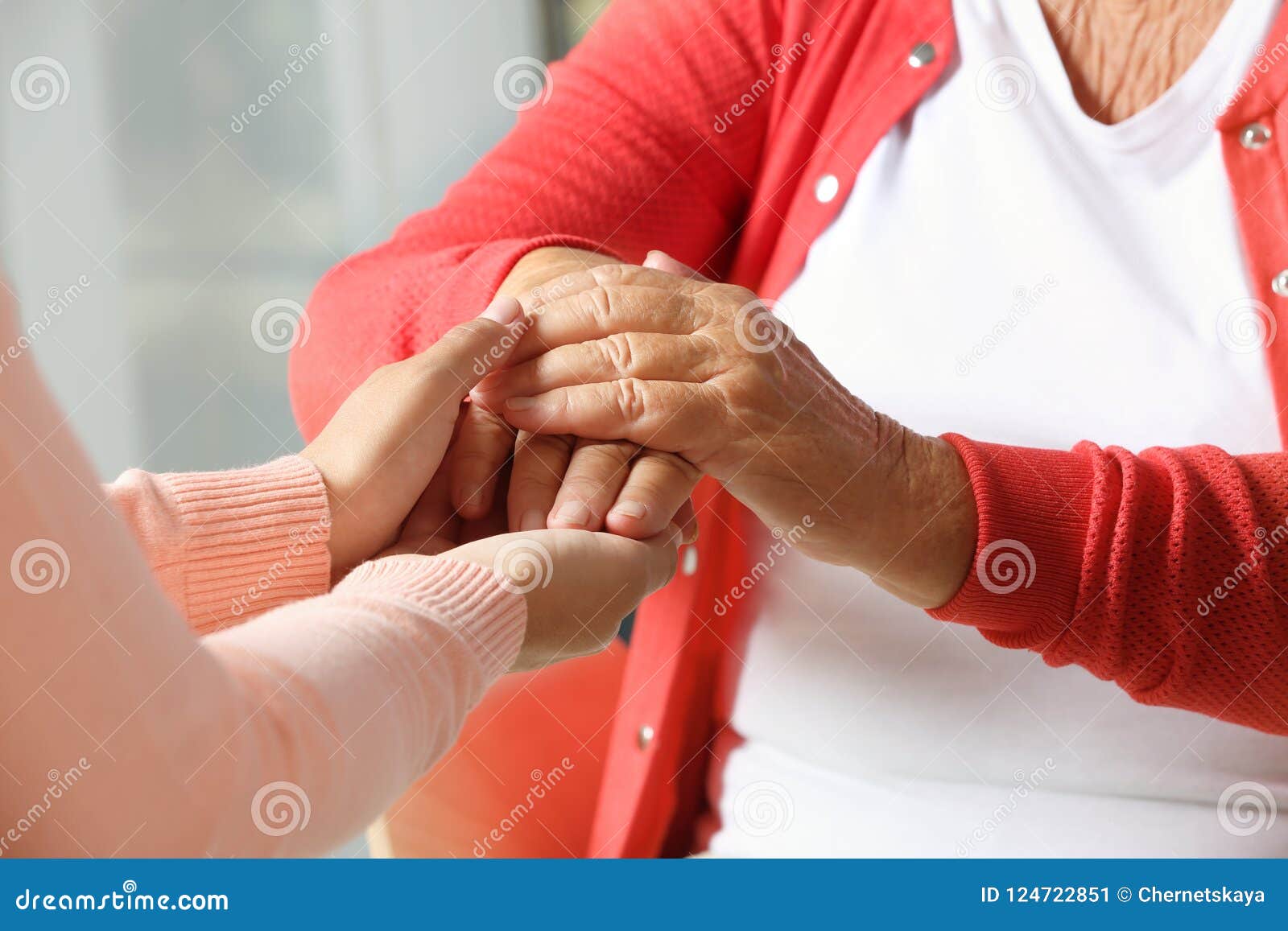 Helping Hands on Blurred Background Stock Image - Image of aged ...