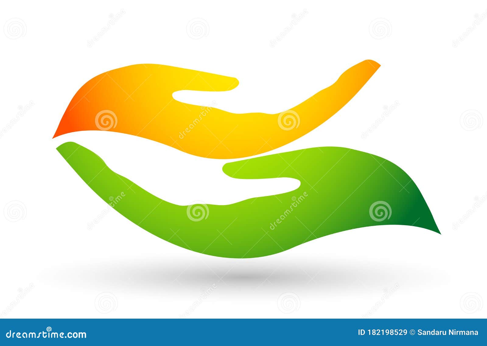 Helping Hands Care Hands Logo Icon Vector Designs on White Background ...