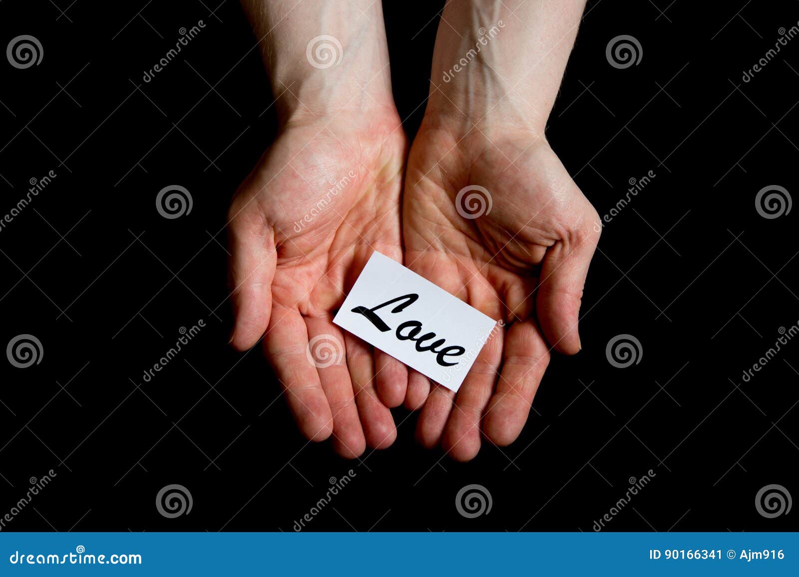 Helping Hands, Offering Love Stock Image - Image of black, sympathy ...