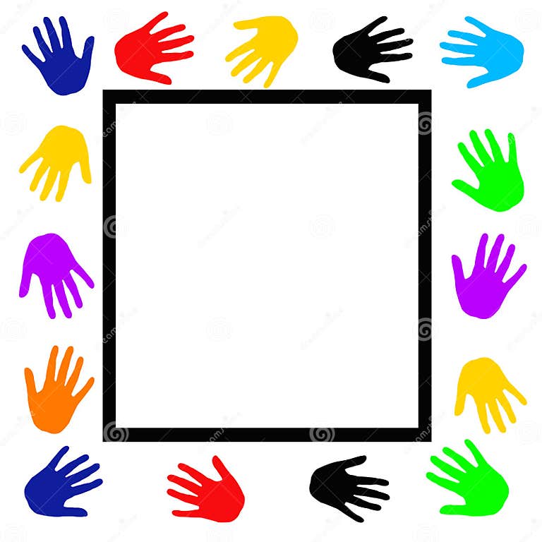 Helping hands poster stock illustration. Illustration of hands - 14541139
