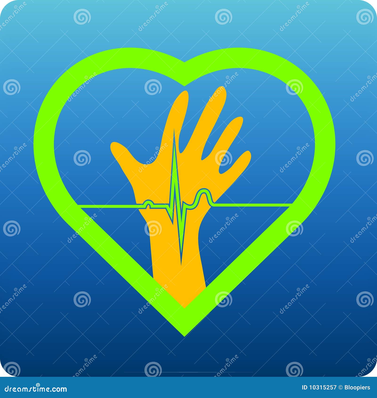 Helping Heart Vector Illustration | CartoonDealer.com #74762406