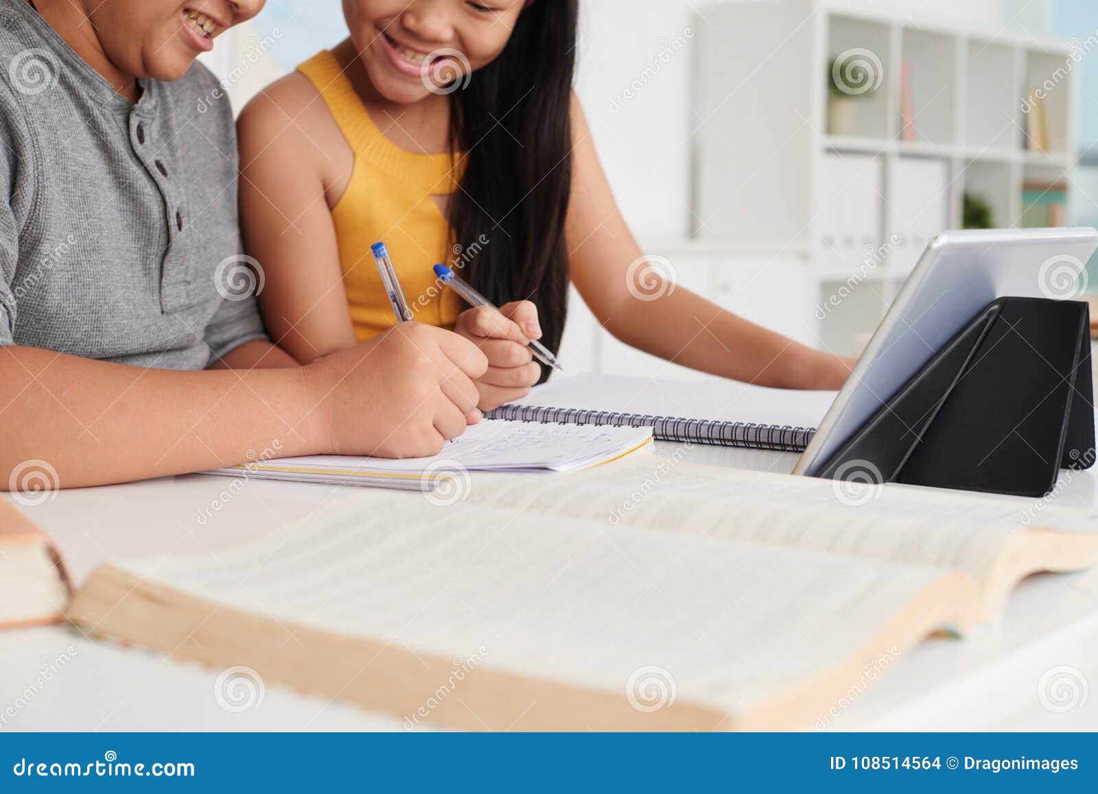 Helping with homework stock photo. Image of intelligent - 108514564