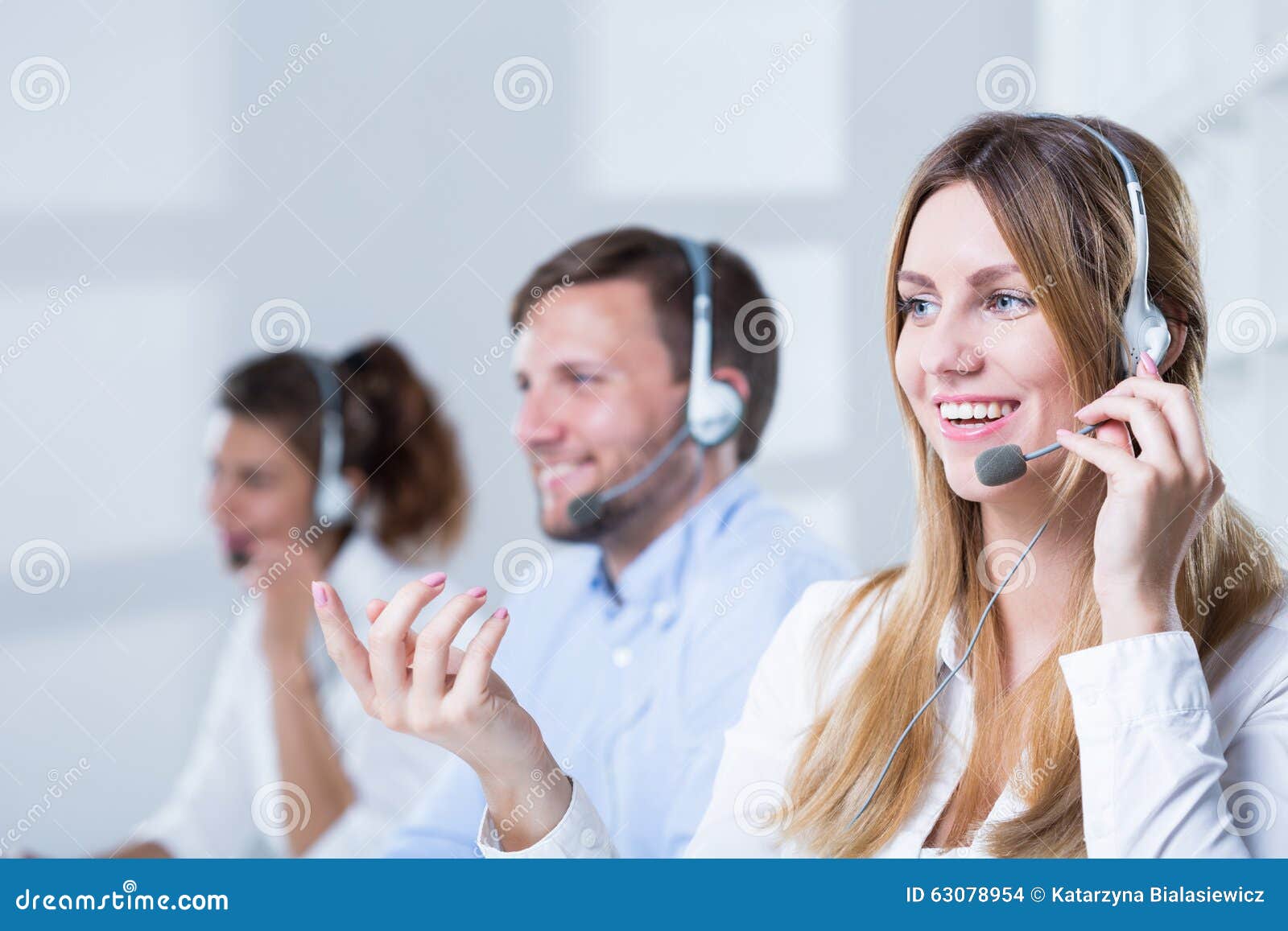 Helping people in the work stock photo. Image of headset - 63078954