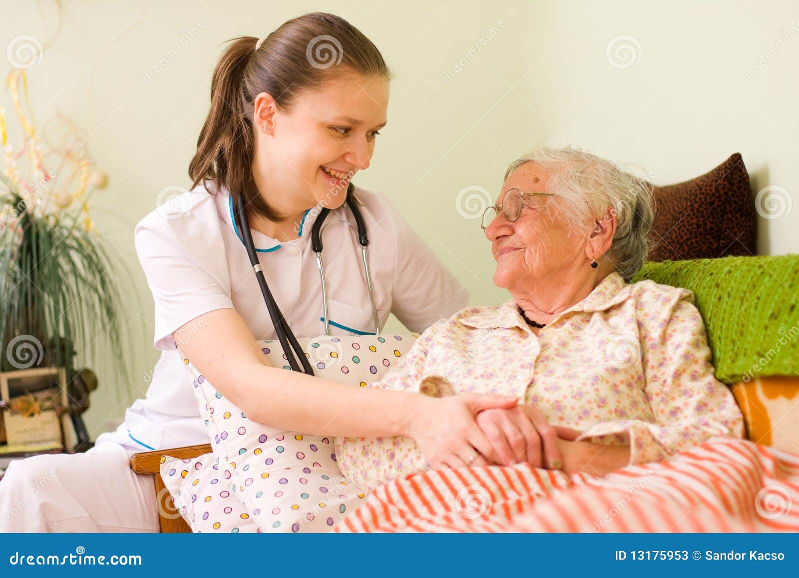 People Helping The Sick