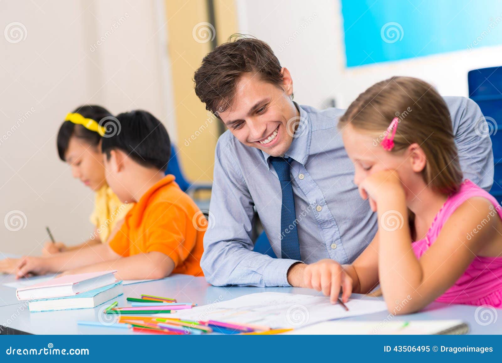 Helping student stock image. Image of leaning, people - 43506495