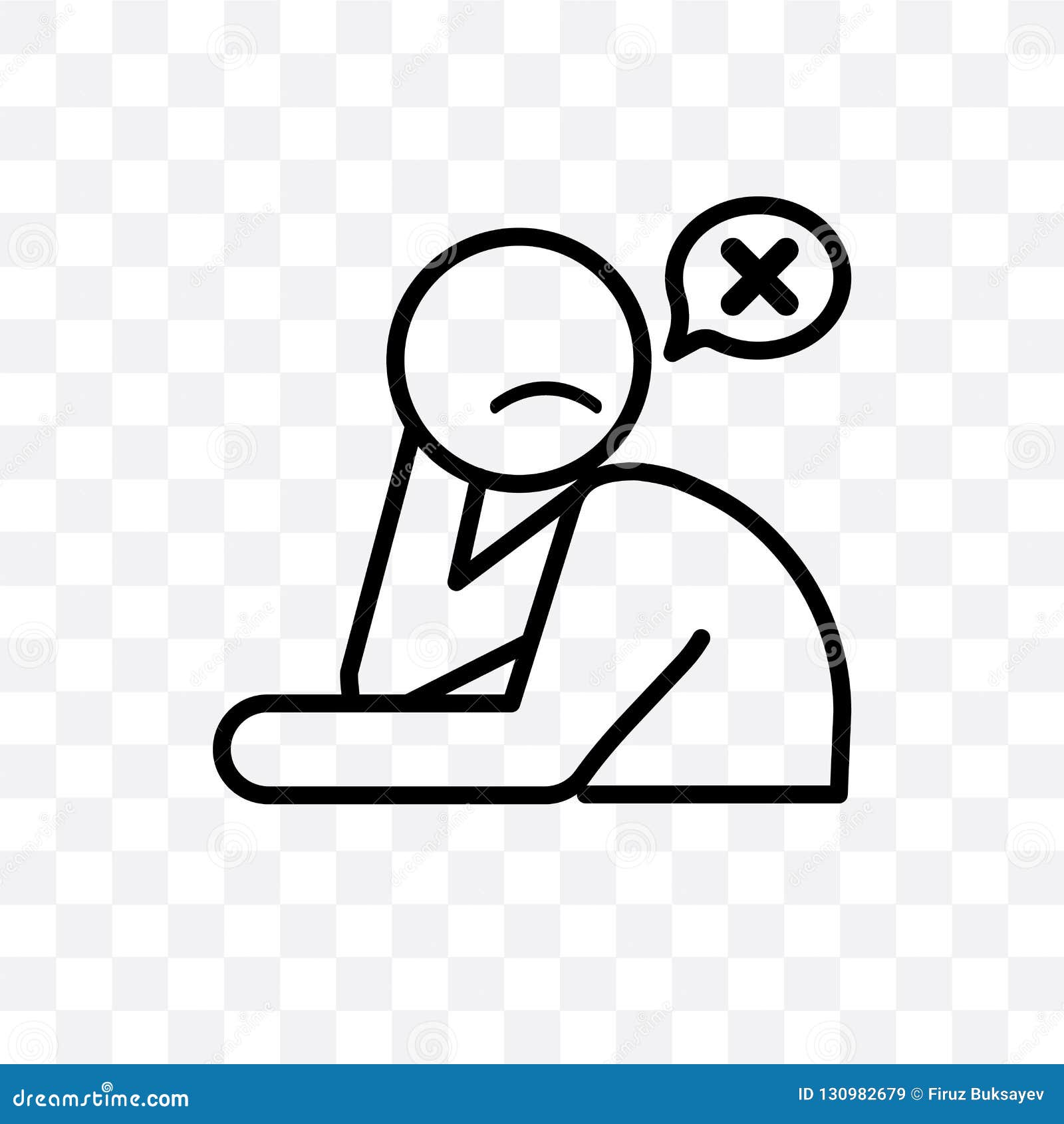 Helpless Human Vector Icon On White Background. Flat Vector Helpless ...