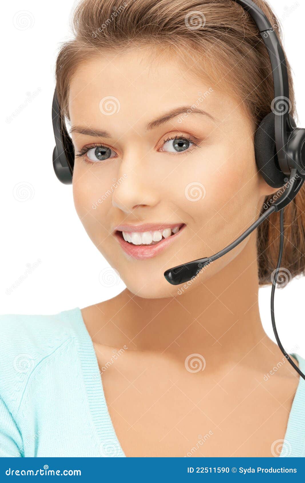 Helpline stock photo. Image of agent, friendly, girl - 22511590