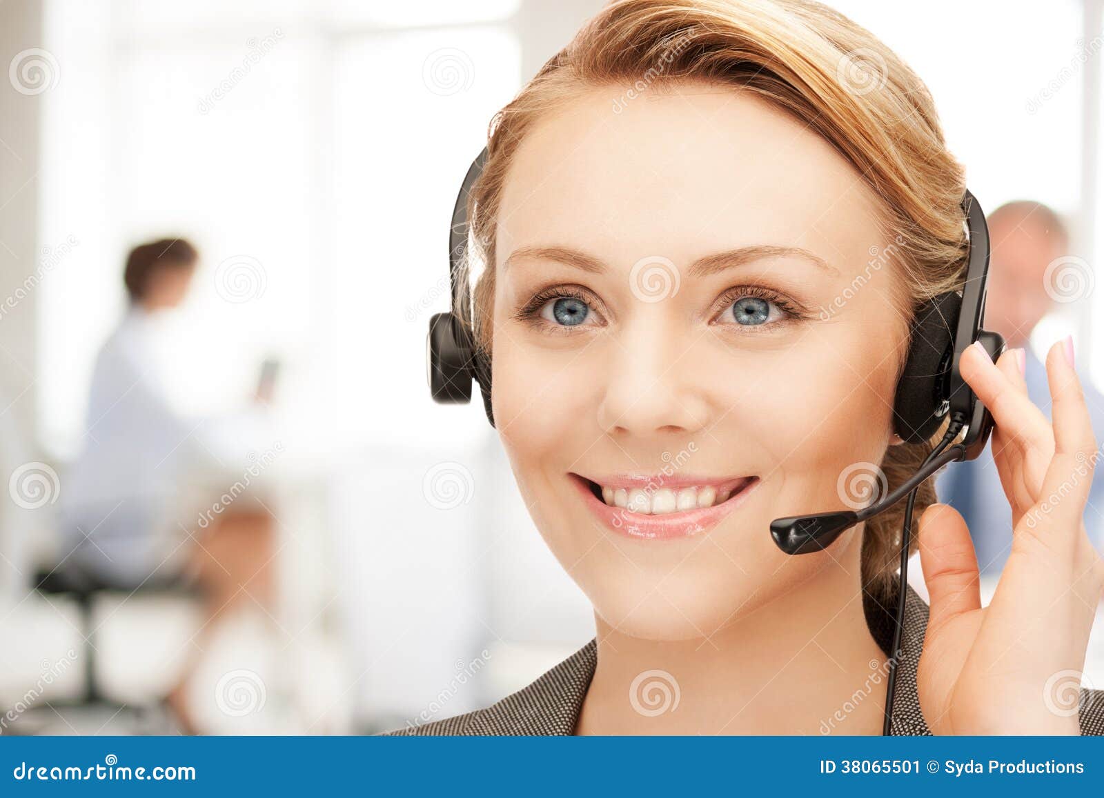 Helpline stock image. Image of girl, cheerful, helpdesk - 38065501