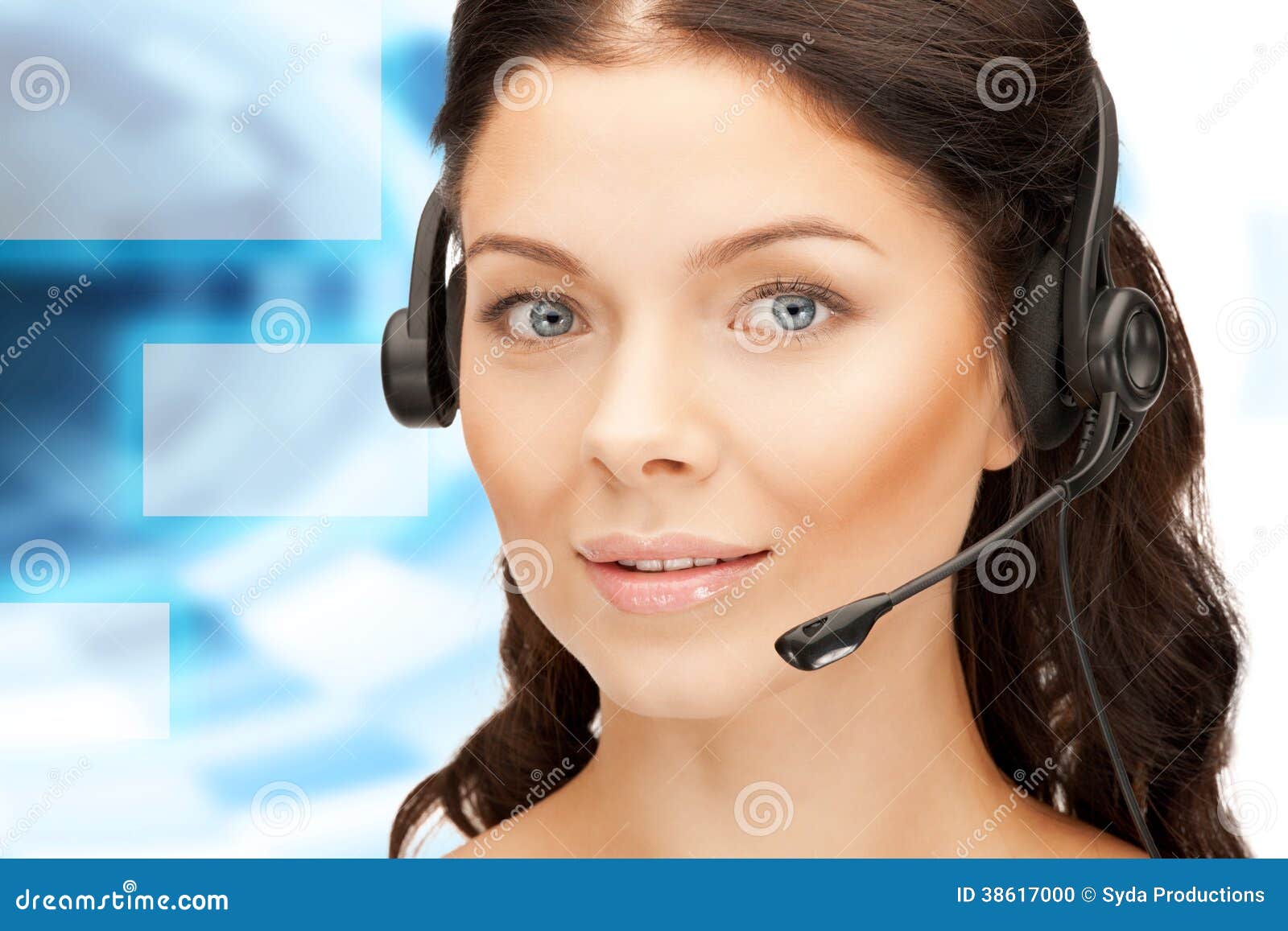 Helpline stock foto. Image of modern, medewerker, vrolijk - 38617000