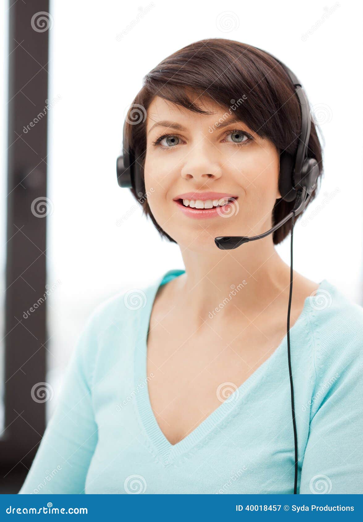Helpline stock image. Image of assistant, lovely, girl - 40018457