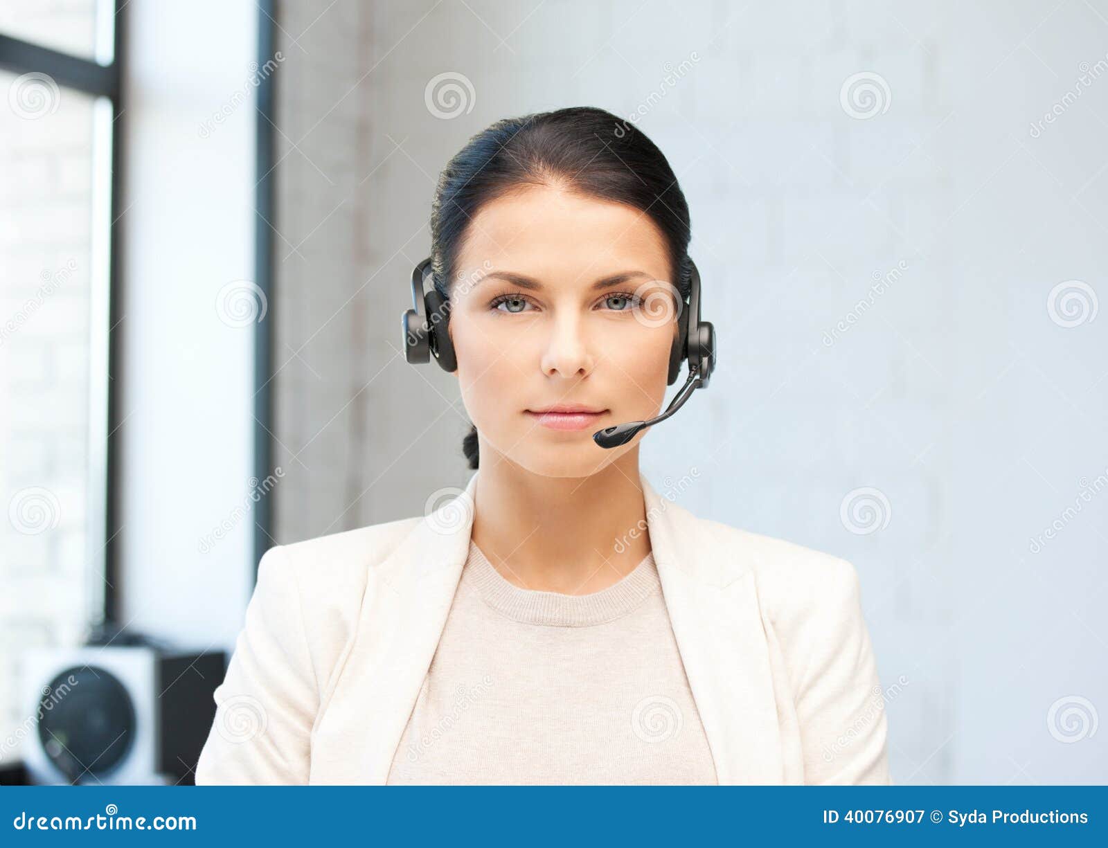 Helpline stock image. Image of assistant, attractive - 40076907