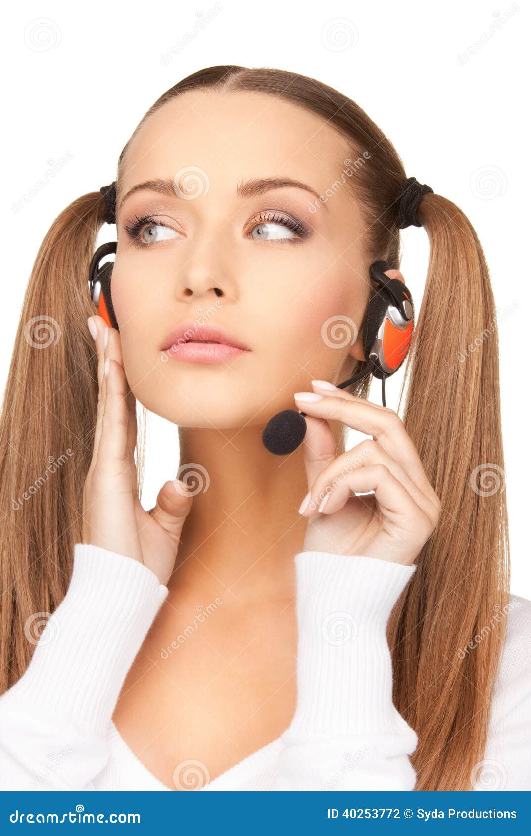 Helpline stock photo. Image of friendly, attentive, attractive - 40253772