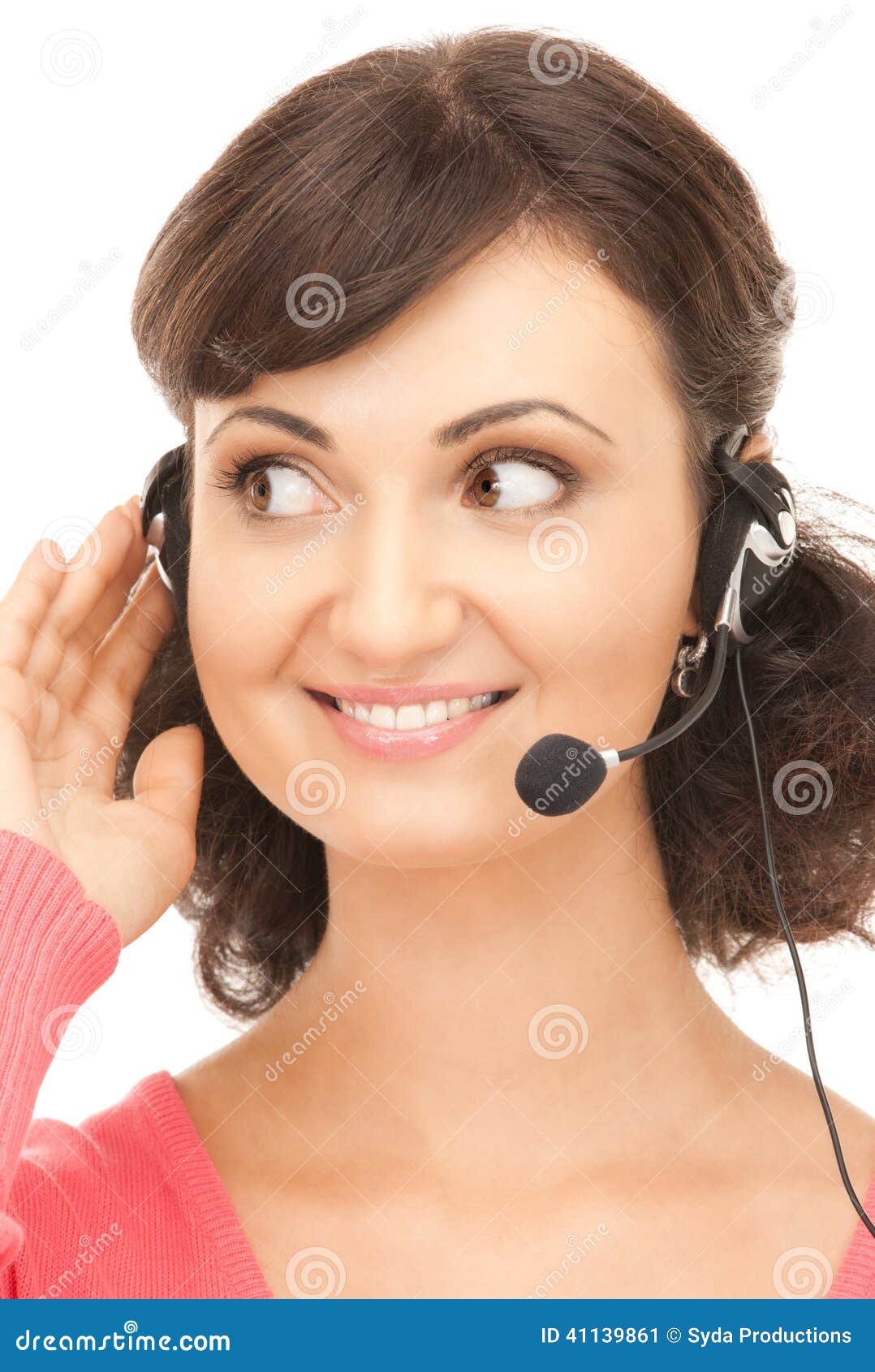 Helpline stock image. Image of helpdesk, assistant, lady - 41139861